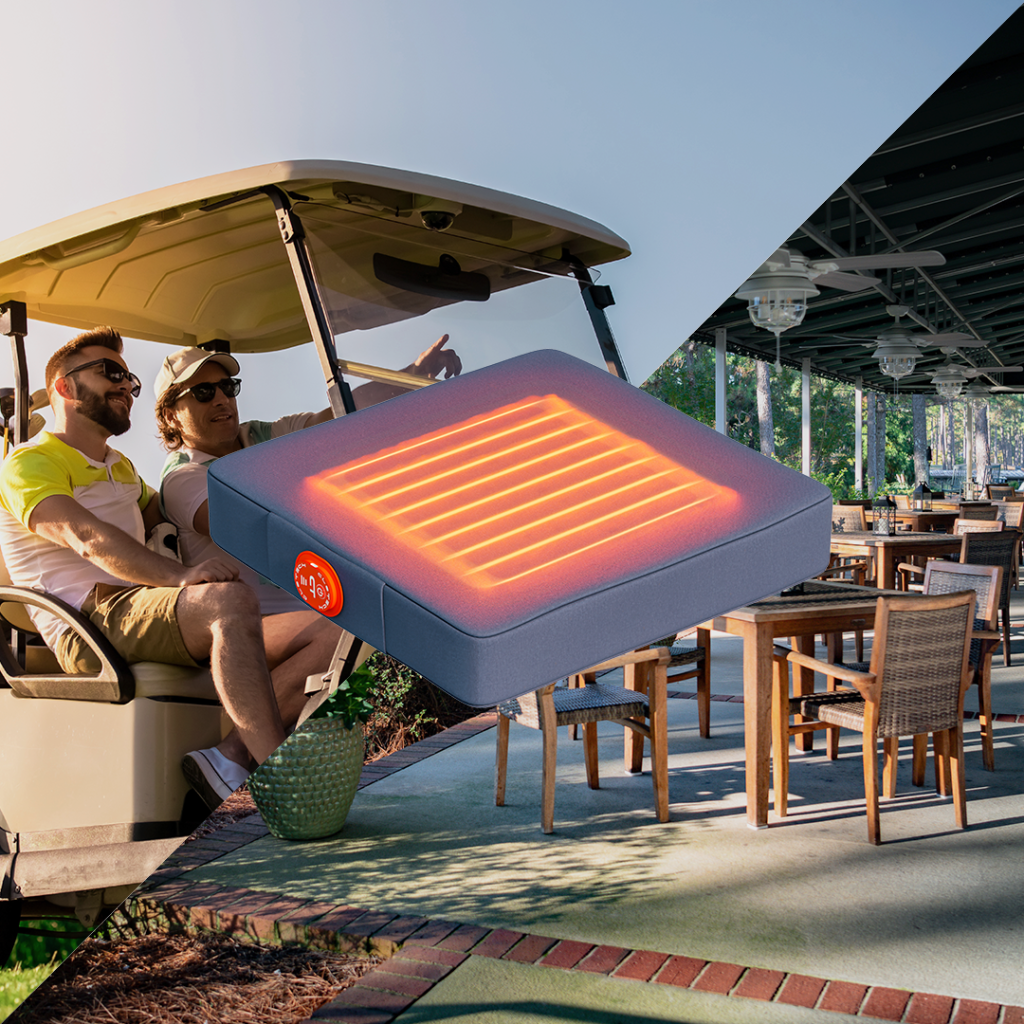 Clotech® Heated outdoor cushion - Elevate Comfort with Clotech® Clotech